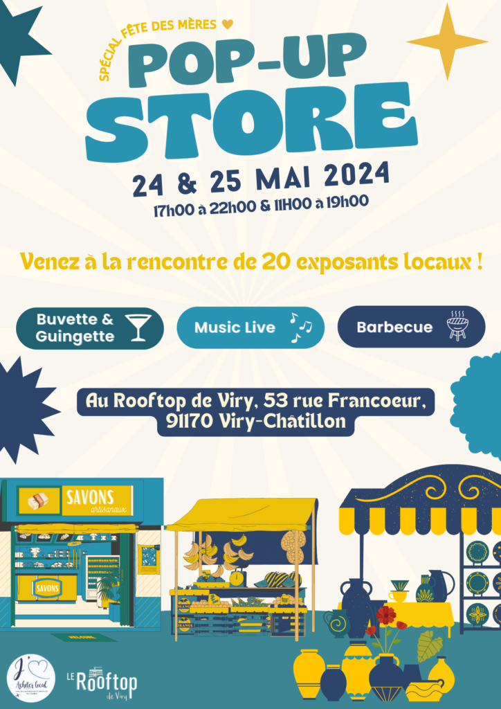 Venez exposer vos produits au Pop-up Store du Rooftop ! - Le Rooftop de ...